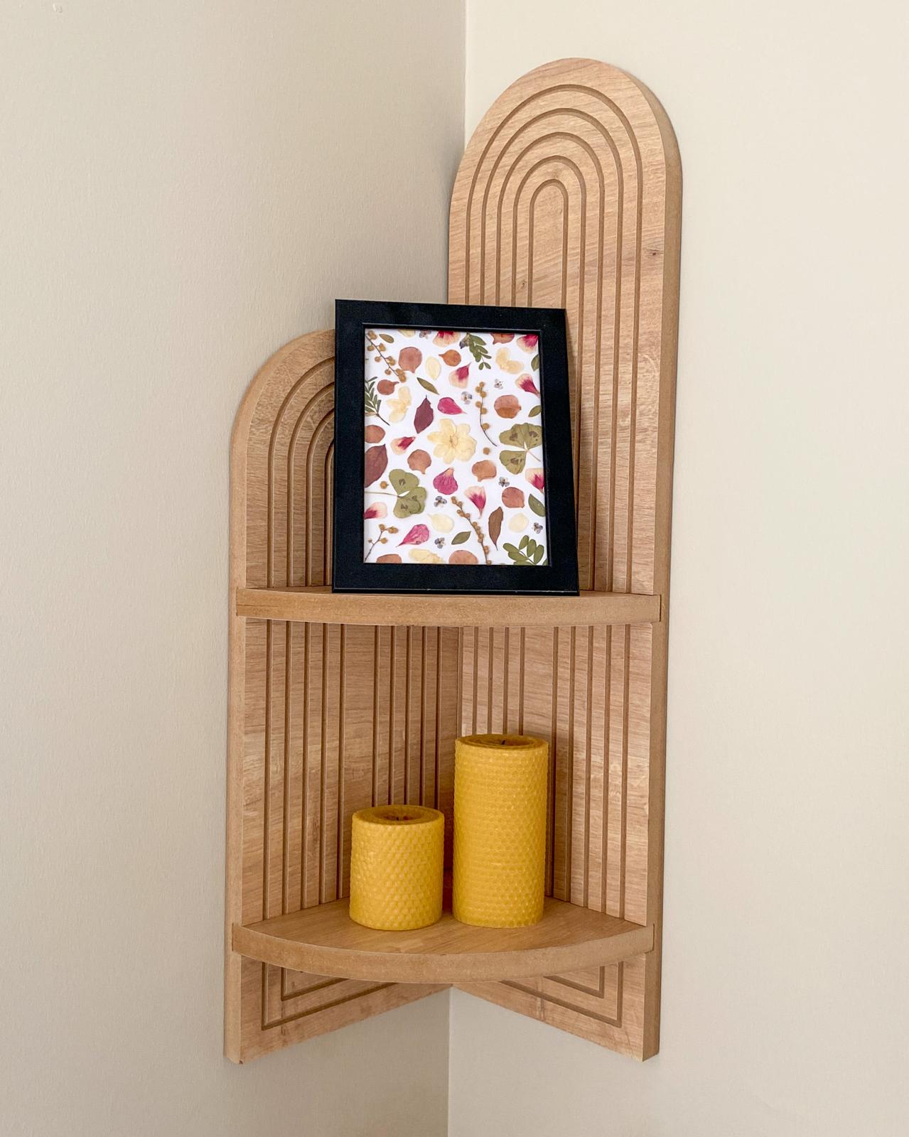 Opia Köşe Duvar Rafı – Semya Home